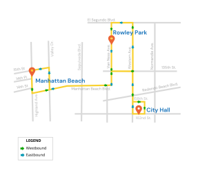 Line G to Manhattan Beach